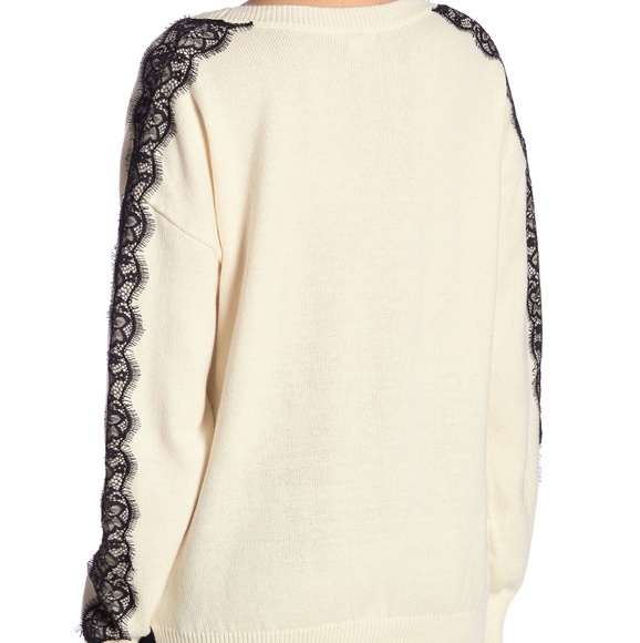 14th & Union | Sweaters | New 4th Union Lace Trim Sweater | Poshmark